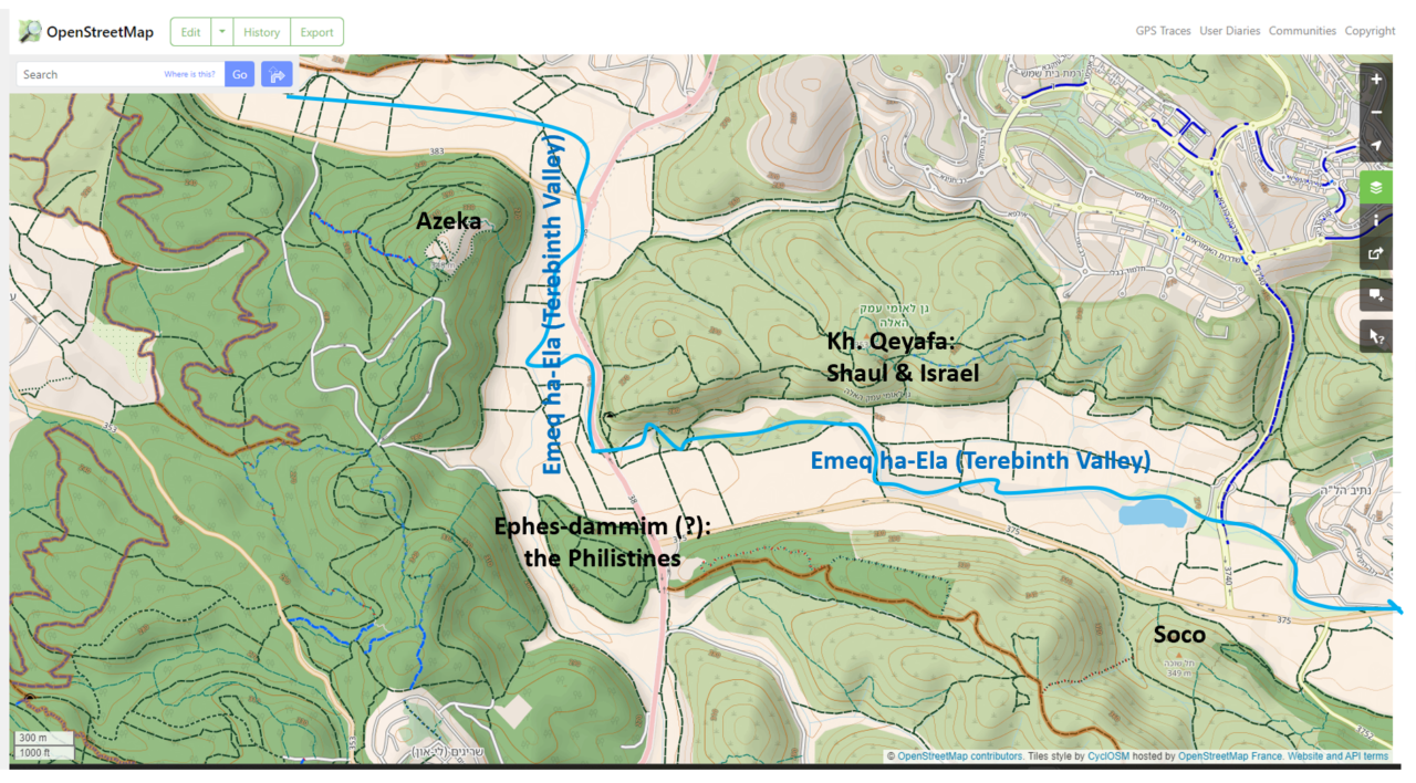 Emeq ha-Ela / The Valley of Elah: Site of the Duel Between David and ...